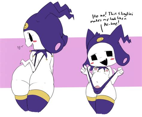 Rule 34 Ass Atlus Blush Clothing Cute Demon Dialogue Digital Media