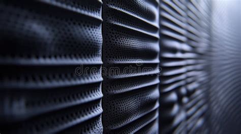 Modern Acoustic Paneling With Textured Surface For Concert Halls Stock Illustration