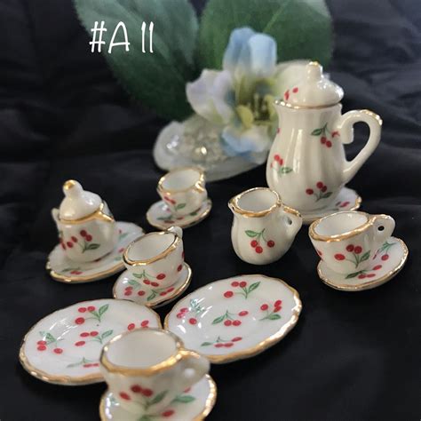 Tiny Tea Set Etsy