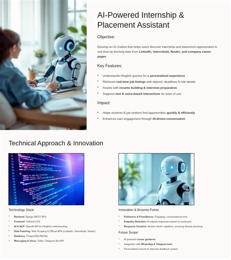 Ai Powered Internship And Placement Assistant Pdf