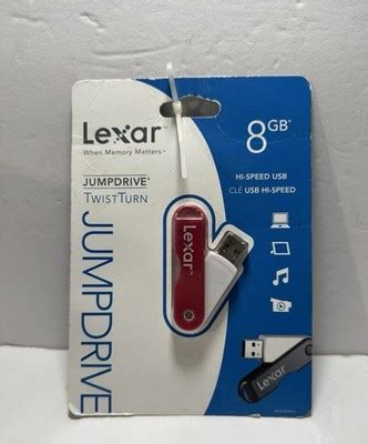 🔥 New Red Lexar Jumpdrive Twist Turn 8gb Hi Speed Usb Flash Drive 🔥 Ebay