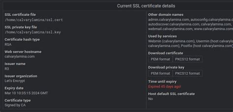 ssl cert from let s encrypt is renewing but not updating the actual