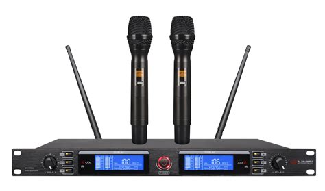 Uhf Professional Wireless Microphone System Wireless Karaoke Microphone