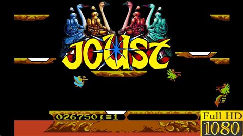 Joust Hd Gameplay Crazy Ostrich Game Nintendo 1982 Nes Youtube