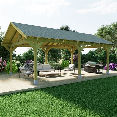 Apex Plus Premium Wooden Gazebo Diy Kits Timbakit