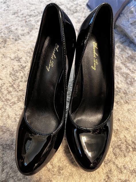 Footwear Skylar Snow Black Stiletto Heels Sweeky