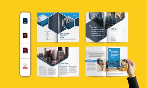 Design Company Profile Digital Brochure Annual Report Booklet