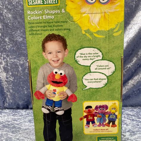 Sesame Street Rockin Shapes And Colors Elmo Talking Toy S