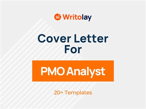 Pmo Analyst Cover Letter Examples And Templates Writolay