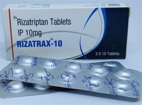Rizatrax 10 Rizatriptan 10 Mg Tablets Signature Treatment Acute
