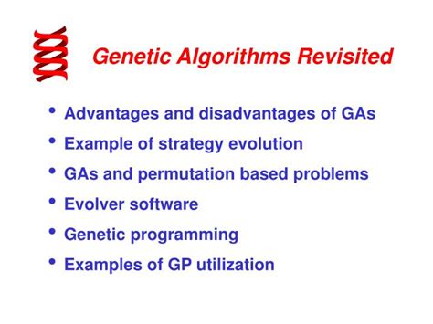 Ppt Genetic Algorithms Revisited Powerpoint Presentation Free Download Id4037380