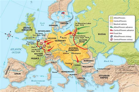 Location Of The 1914 1918 Battlefields Of The Western Front Artofit