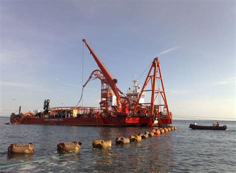 Uk Global Marine Energy Lays Near Shore Export Cable At Lincs Offshore Wind Farm Offshore Wind