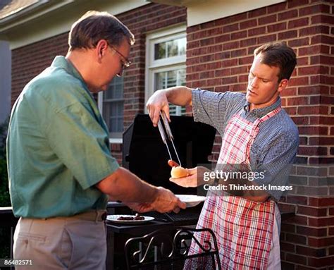 Dad Grilling Apron Photos And Premium High Res Pictures Getty Images