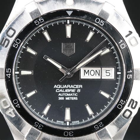 Tag Heuer Aquaracer Calibre 5 Automatic Wristwatch Ebth