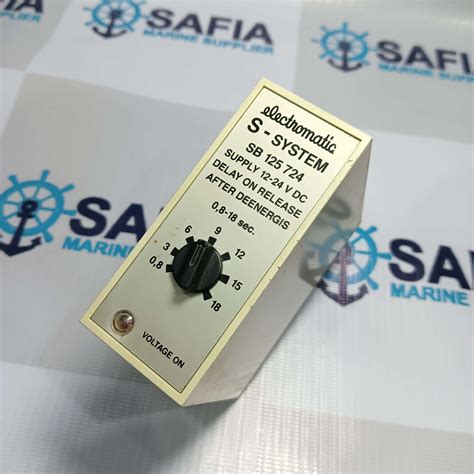 Electromatic Sb 125 724 Timer Relay 12 24 Vdc