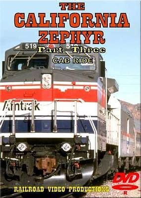 Amtraks California Zephyr Cab Ride Part 3 Dvd New Colfax To Davis Ca