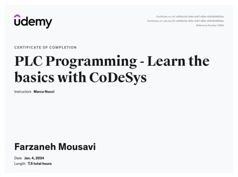 Udemy Course On Plc Programming By Codesys Farzaneh Mousavi Posted On