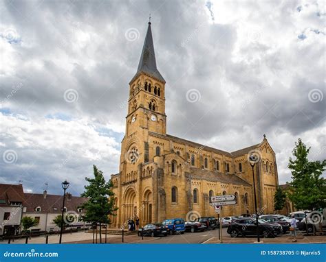 The Church Of The Sacred Heart In Charolles Burgundy France Editorial