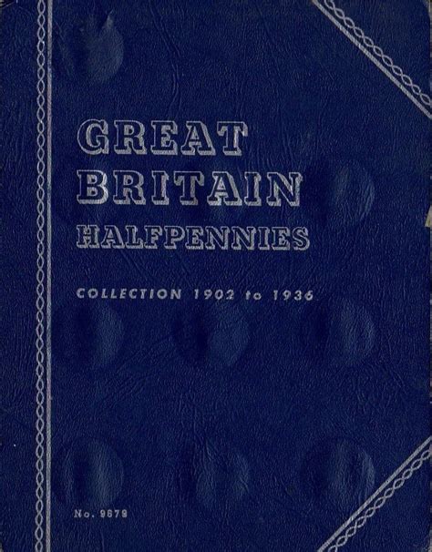Half Penny Whitman Folder Choice Of Folder For Sale English Coin Company