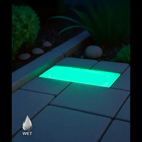 Rectangular Rgb Led Brick Drive Over Well Light All About Bulbs
