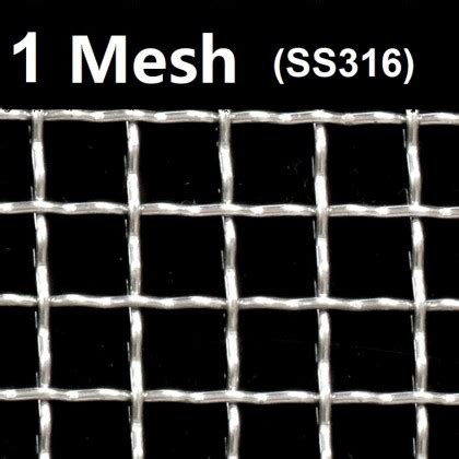 Stainless Steel Wire Mesh Ss316 Netting 1 Mesh 316 Crimped
