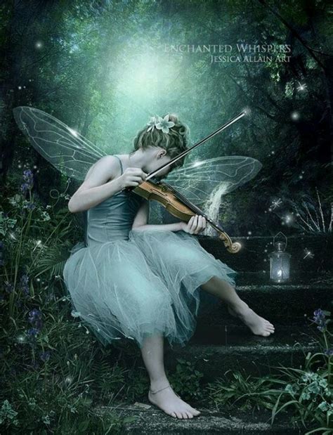 Violins Fairy Faery Art Fantasy Fairy Fairy Art