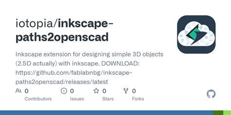 Github Iotopiainkscape Paths2openscad Inkscape Extension For