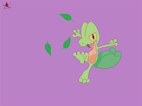 Treecko The Wood Gecko Pokémon Treecko Has Small Hooks On The Bottom Of Its Feet That