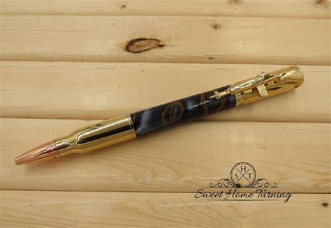 Handcrafted Blue Fire Pen