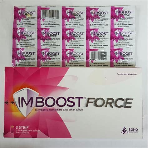 Jual Imboost Force Vitamin Daya Tahan Tubuh Harga Strip Isi 10 Kaplet Indonesia Shopee Indonesia