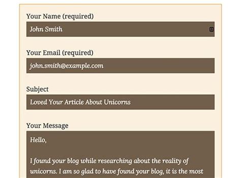 how to style contact form 7 forms in wordpress wordpress contact