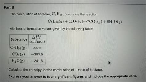 C7h16 Combustion Reaction