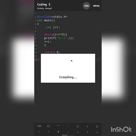 programme on while loop coding programming clanguage viralshorts