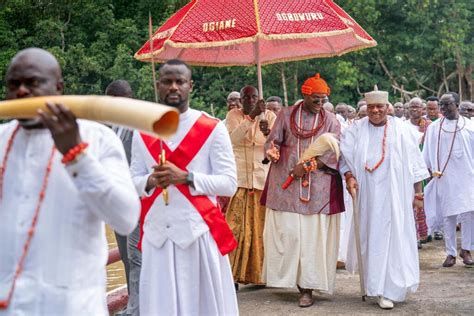 Olu Of Warri Commissions State Of The Art Football Field At Ode Itsekiri Warri Kingdom