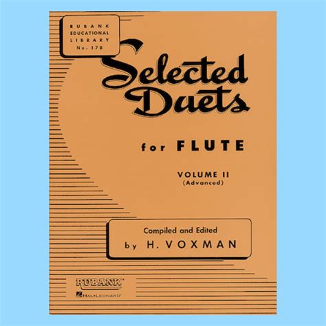 Selected Duets For Flute Volume 2 Advanced Book Au