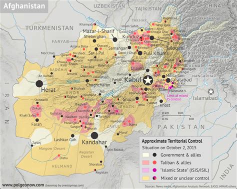 Political Geography Now Afghanistan