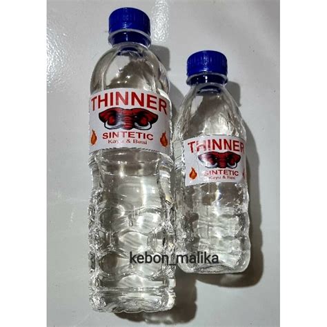 Jual Thiner Tiner Botol Pengencer Cat Solven Shopee Indonesia
