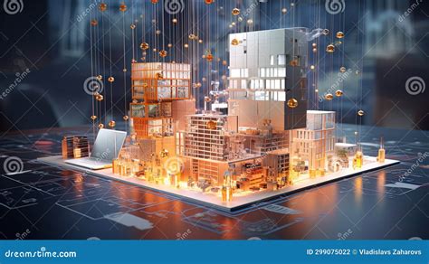 Tokenization Abstract Concept Vector Illustration