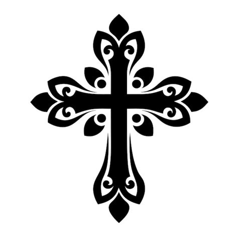 Decorative Christian Cross Faith Christianity Religionchrist Element