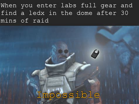 When You Enter Labs And Find A Ledx After 30 Mins Of Raid R