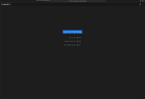 Importing Code Settings Devin Docs