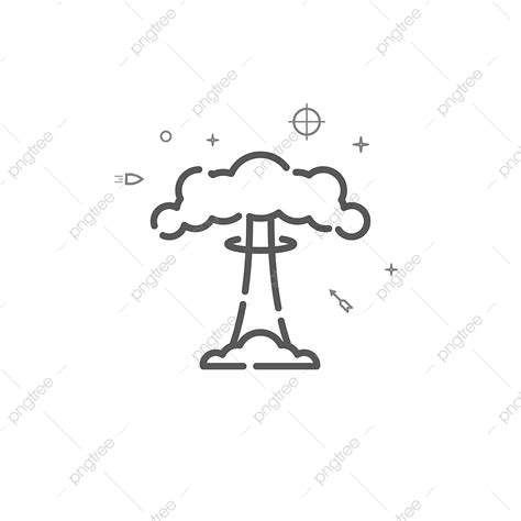Nuclear Explosion Vector Hd Images Nuclear Explosion Simple Vector
