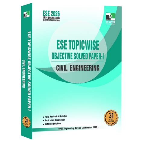 Ese 2026 Civil Engineering Ese Topicwise Objective Solved Paper 1