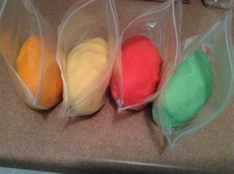 Homemade Play Dough Using Jello Packets