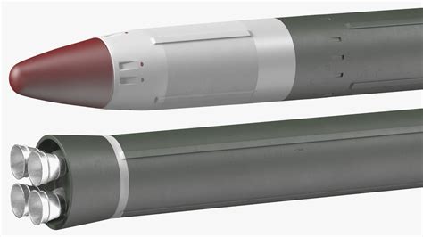 Intercontinental Ballistic Missile 3d Model 41 3ds Blend C4d Fbx