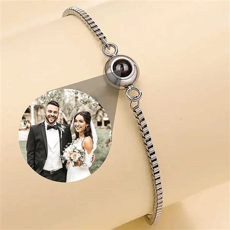 Personalized Cuban Photo Bracelet For Men And Women