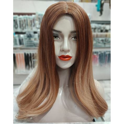 Auburn Brown Mbre Emmor Wig Synthetic Hair Lc294 2