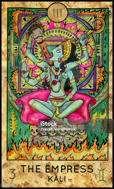 Empress Kali Hindu Goddess Stock Illustration Download Image Now