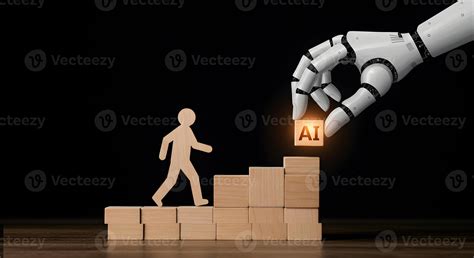 Ai And Human Collaboration Concept Artificial Intelligence Helping